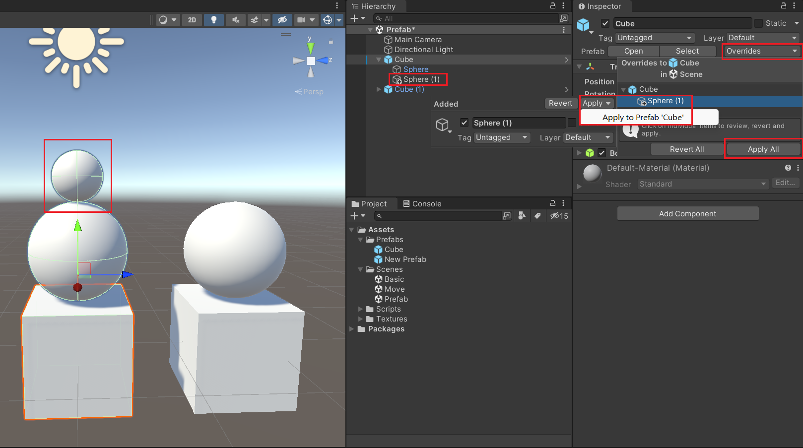 Unity3D 基础 03 预制体 - Awake