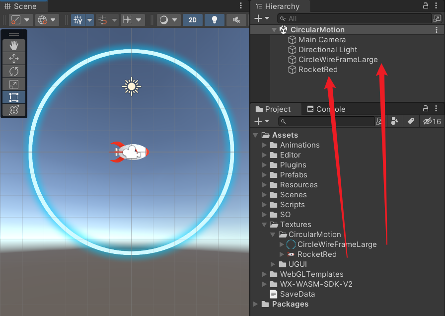 Unity3D 物体圆周运动 - Awake